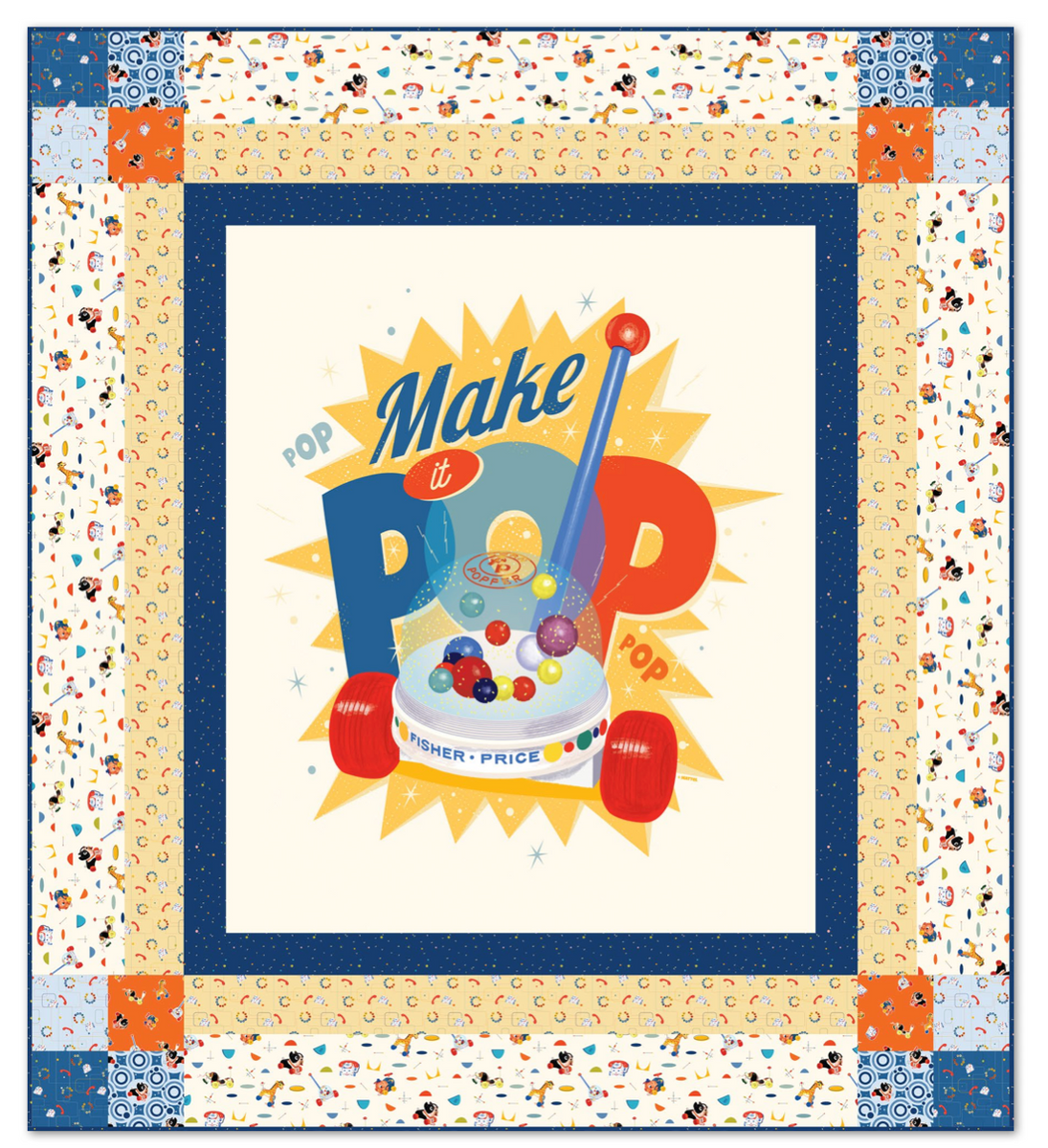 Make It Pop Panel Quilt Kit – Material Girls Quilt Boutique