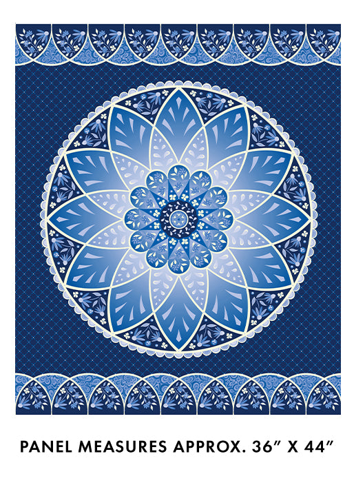 Moonlight Serenade Blossom Panel Moonlight – Material Girls Quilt Boutique