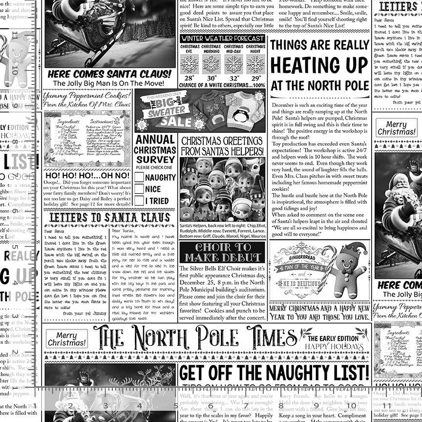 North Pole Newspaper – Material Girls Quilt Boutique