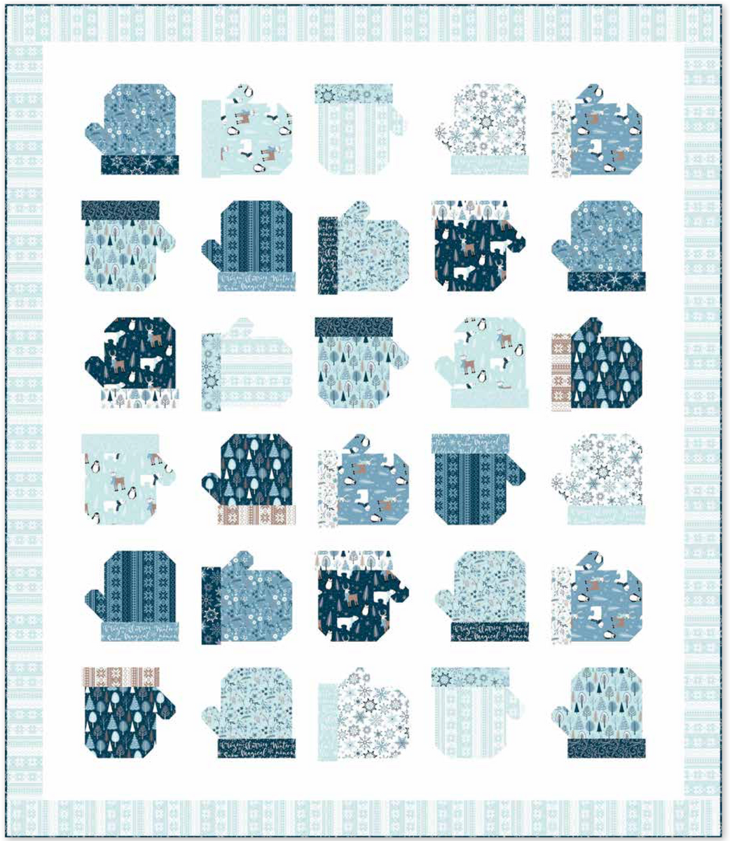 Smitten Mitten Quilt Kit – Material Girls Quilt Boutique