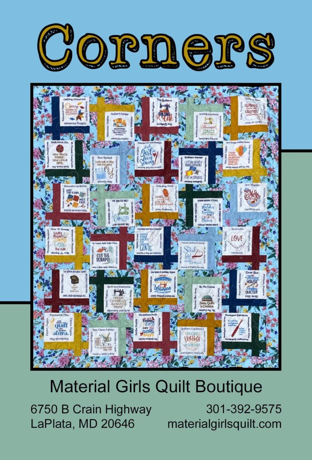 Corners - Material Girls Exclusive Version – Material Girls Quilt Boutique