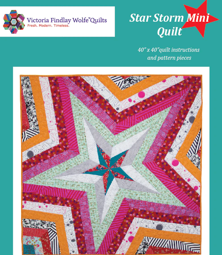 Star Storm Mini Quilt Pattern – Material Girls Quilt Boutique