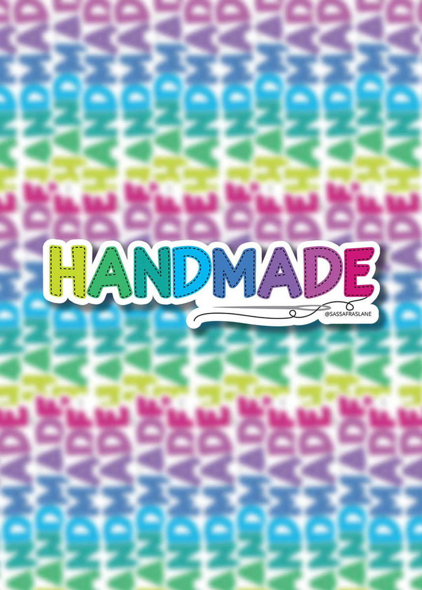 Handmade Sticker – Material Girls Quilt Boutique