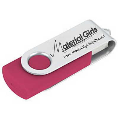 Material Girls Blank USB Stick 2GB – Material Girls Quilt Boutique