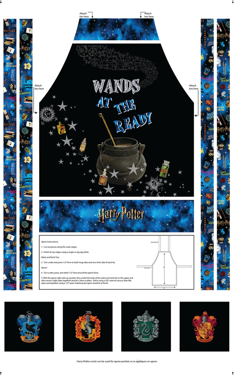 Harry Potter Apron Panel – Material Girls Quilt Boutique