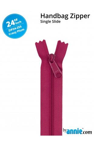 Zipper 24" Crazy Plum – Material Girls Quilt Boutique